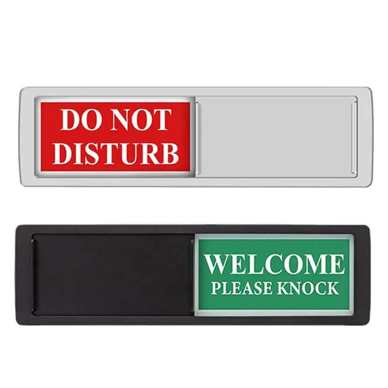 ★Magnetic Do Not Disturb Slider Sign Please Knock Door Sign For Door ...