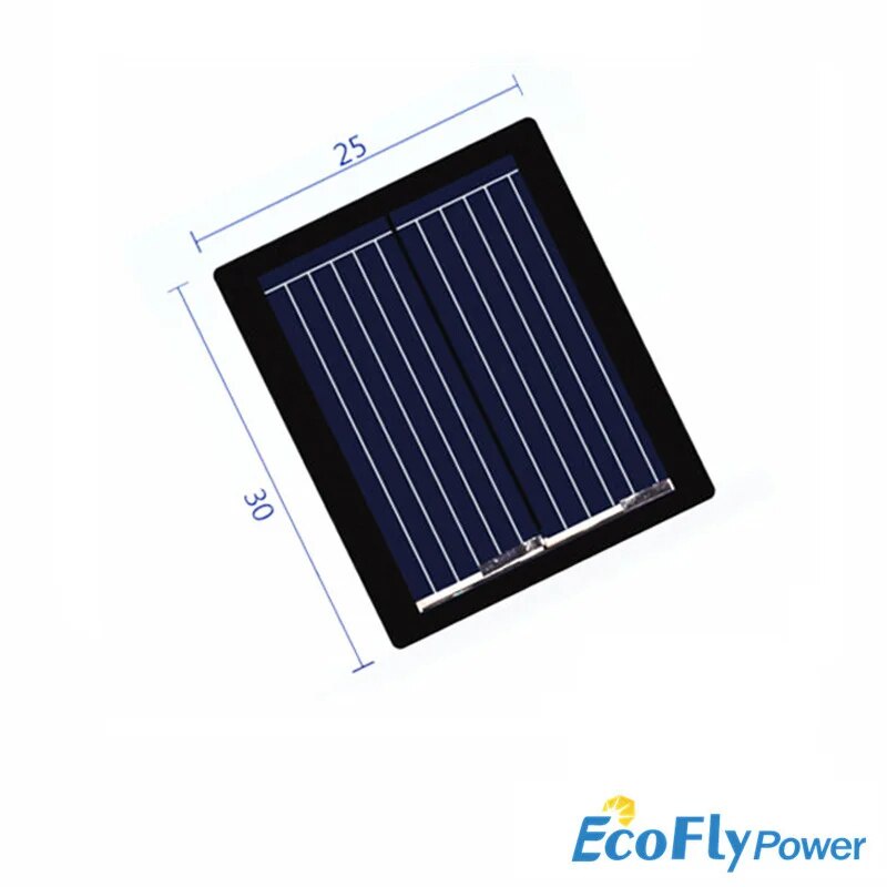 ☮Mini Polycrystalline Silicon Solar Panel 1V 85MA/80MA Solar System DIY ...