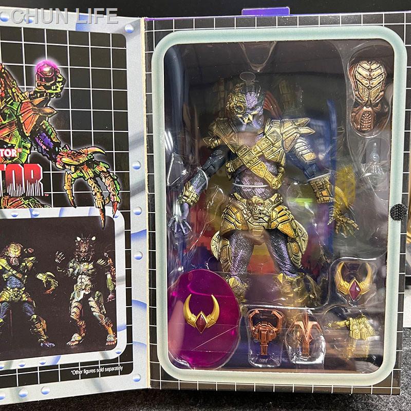 Genuine first edition NECA Predator Laser Elder Luminous Comic Version ...