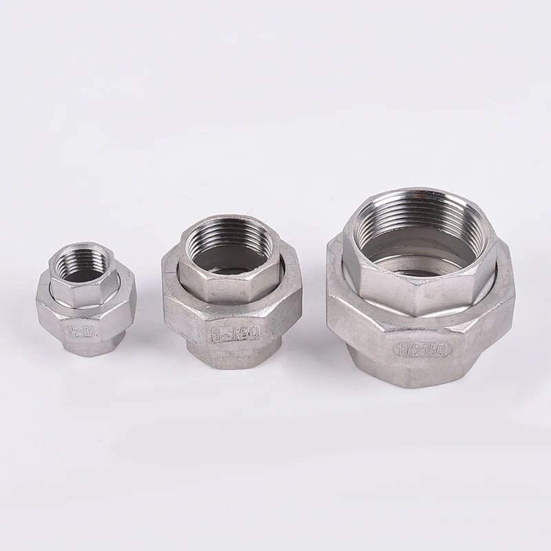 1/4 3/8 1/2 1 1-1/4 1-1/2 2 BSP Female Thread SS304 Stainless Steel ...