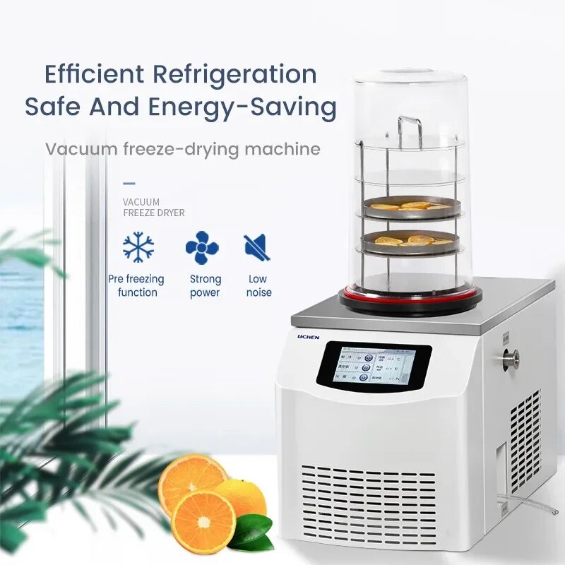 ⚔Vacuum Freeze Drying Machine Food Dryer Fruit Laboratory Benchtop ...