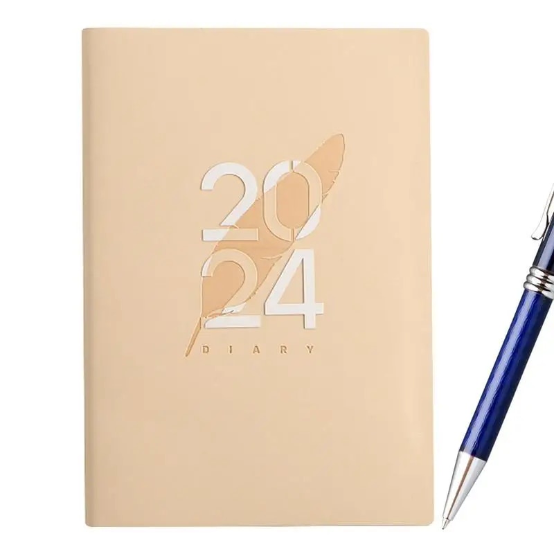 2024 Planner Per Page Agenda Planner Daily Dairy DayMinder Hourly ...