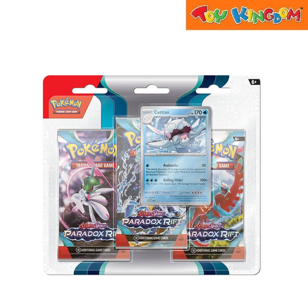 Pokemon SV4 Paradox Rift 3-Blisters Trading Card Game | Shopee Philippines