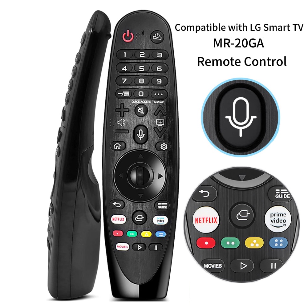 MR-20GA Replacement Remote Control Compatible with LG Smart TV Voice Magic Remote Control with ...