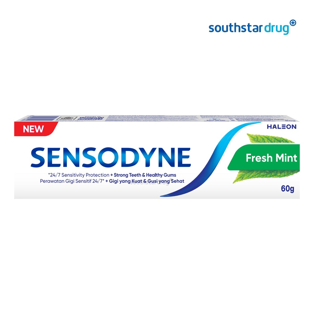 Sensodyne Fresh Mint Toothpaste 60g | Shopee Philippines