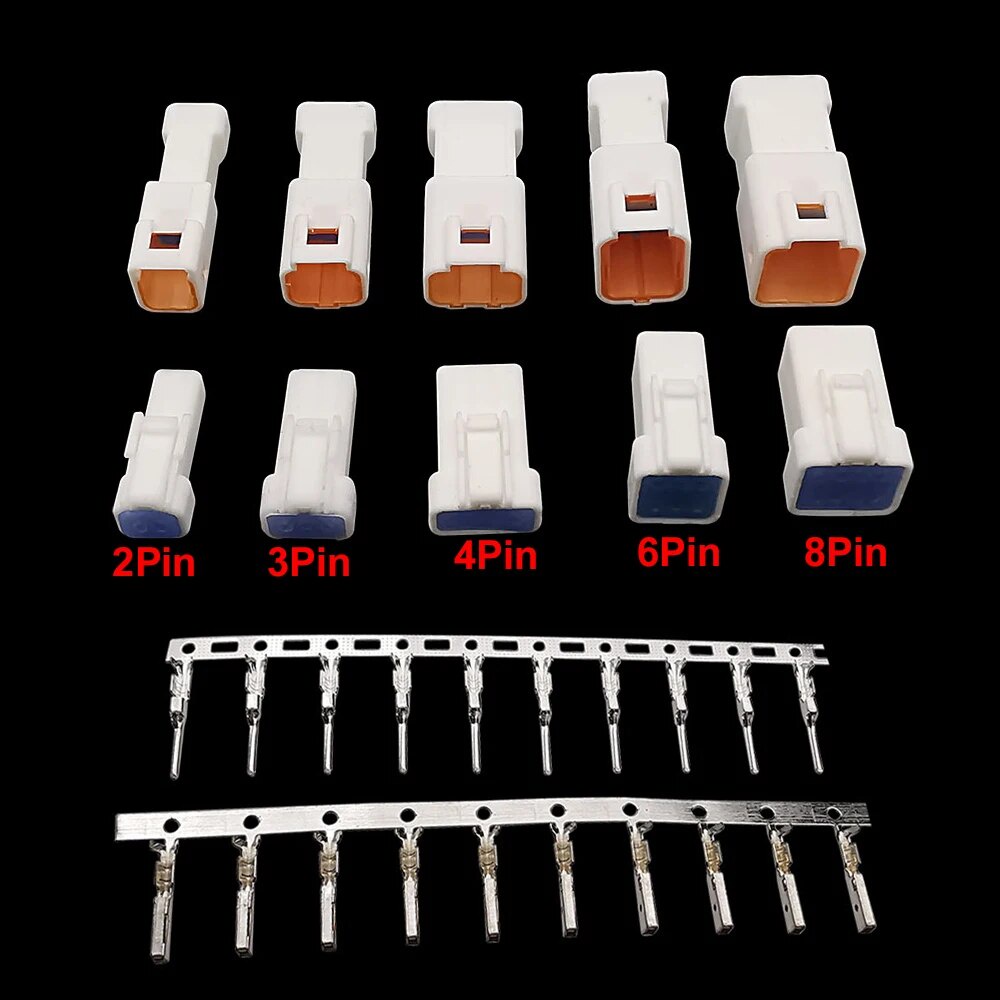 2/5 Sets JST JWPF Series 2/3/4/6/8Pin Male Female Housing Terminals ...