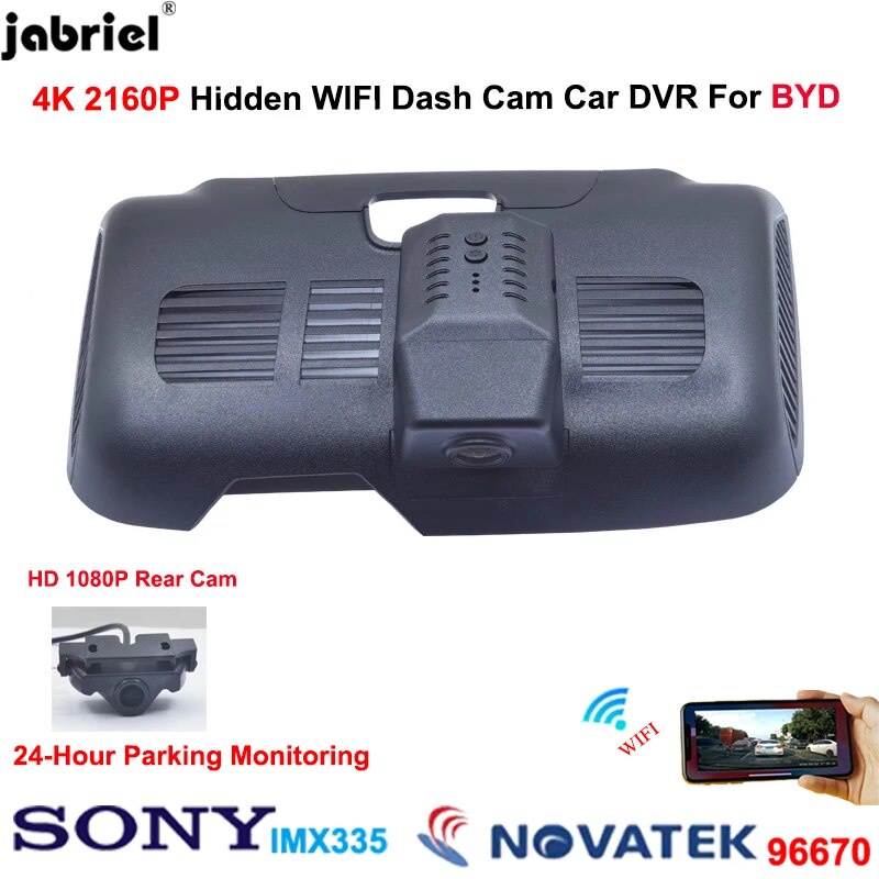 Jabriel 4K WiFi Car DVR Driving Video Recorder For 2018 2019 2020 2021 ...