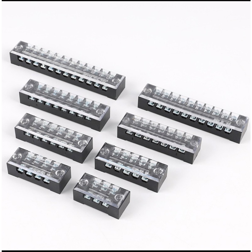 Terminal Block 15A/25A 600V 3, 4, 5,6, 8,10,12 PIN. fixed wiring board ...