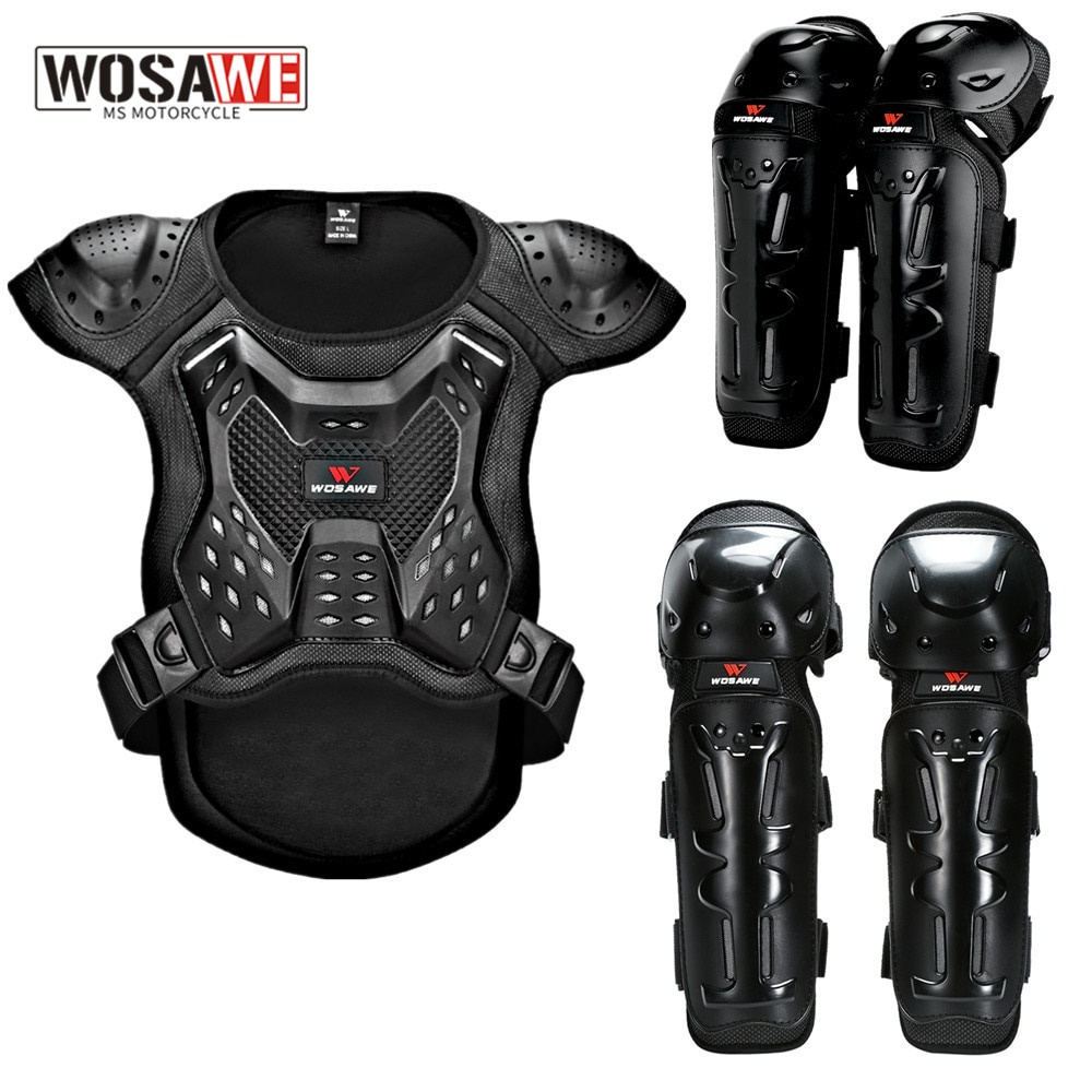 WOSAWE Adult's Motorcycle Jacket Protective Gear Body Armor Racing ...