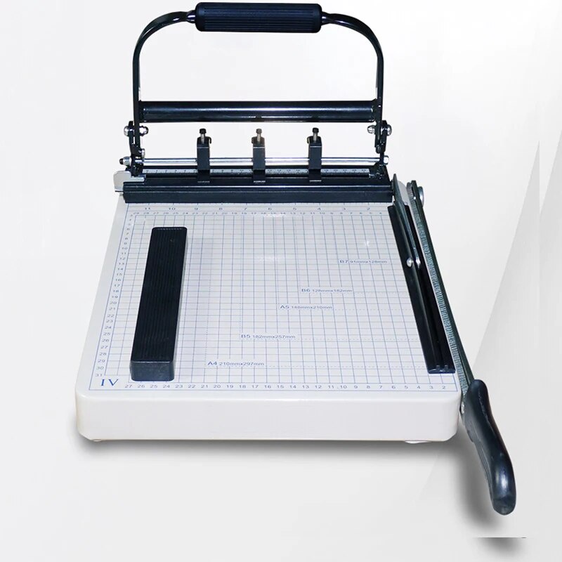DK-4 Office Tools A4 Paper Cutting Knife Belt Punch Trimming Machine ...