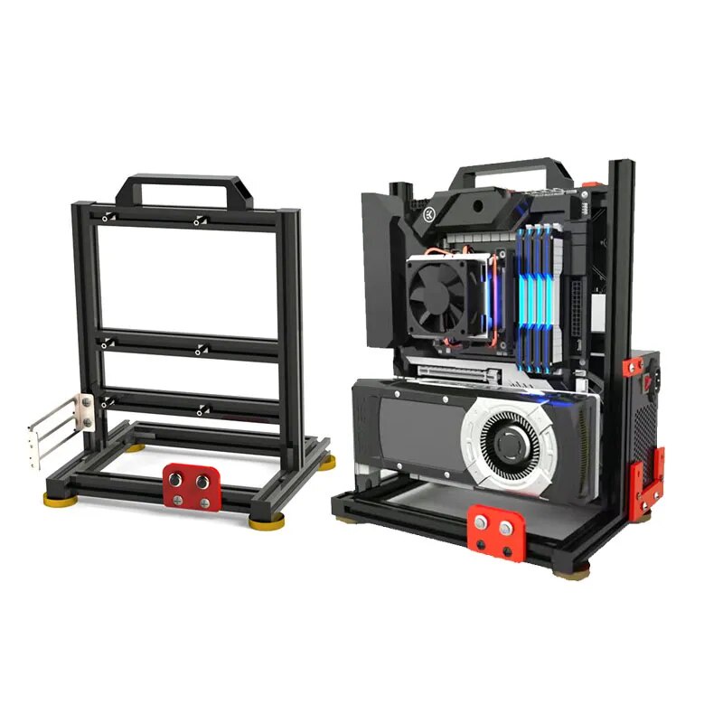 ☢DIY Open PC Case Frame for ITX MATX ATX Motherboard,MOD Creativity ...