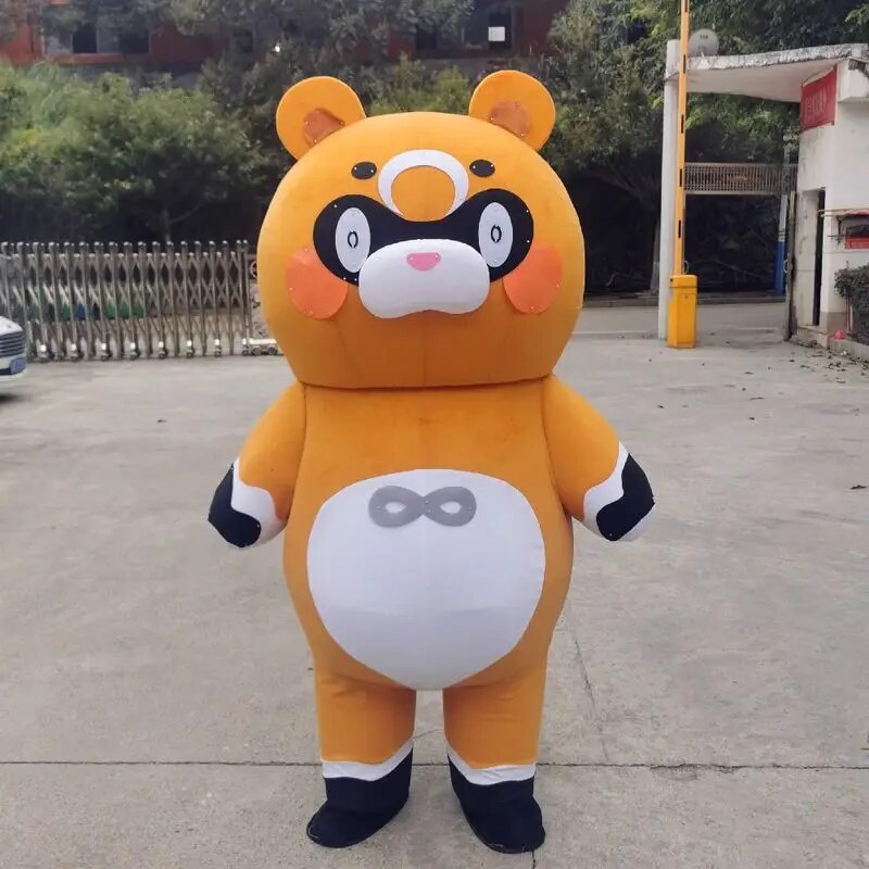 유Genshin Impact Guoba Cartoon Wearable Costume Clothing Clothing Plush ...