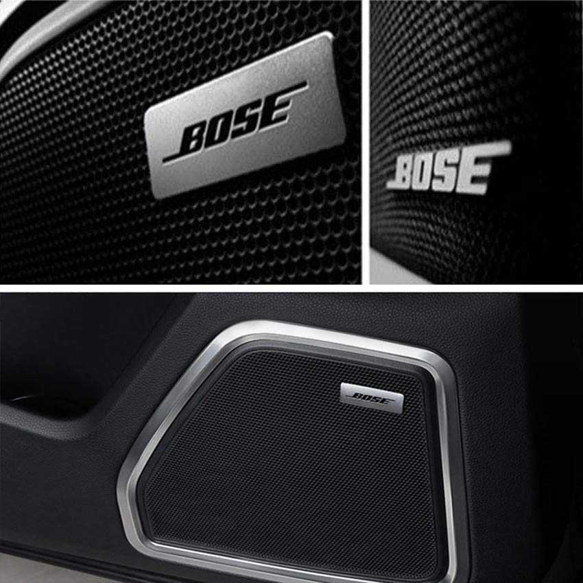 Car Speaker Sticker Audio 3D Aluminum Badge Emblem Stereo Styling Decal ...