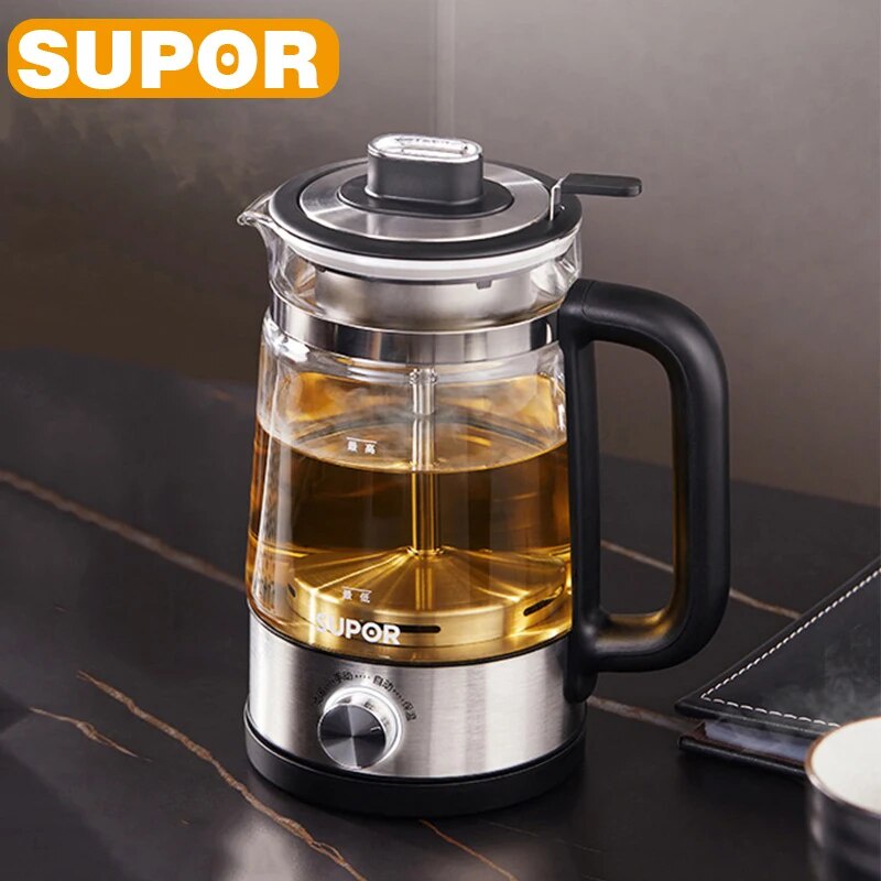 SUPOR 1L Teapot Portable Electric Kettle Household High Borosilicate ...