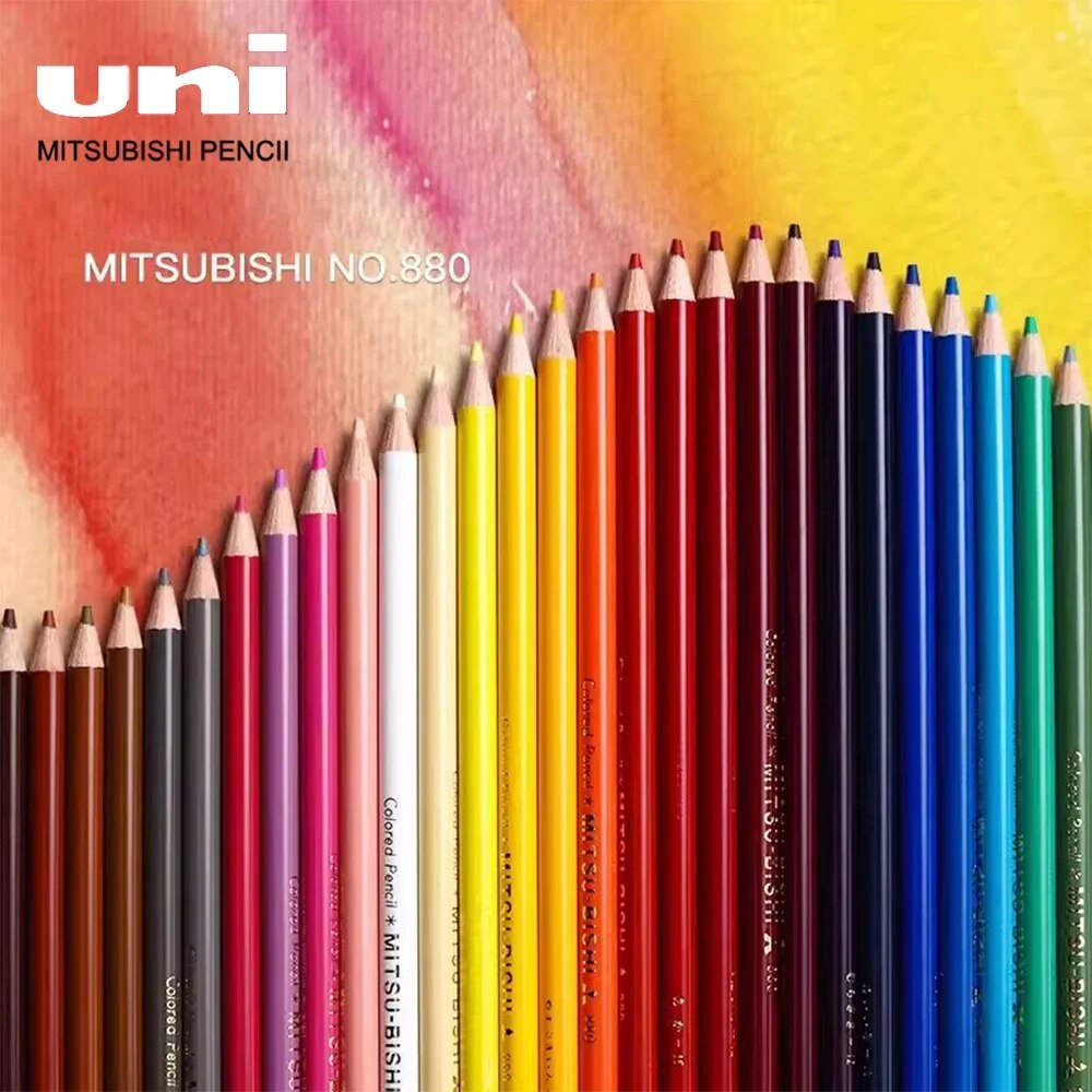 1pcs Japan UNI Oil Colored Pencil Crayons Drawing Manga Graffiti ...