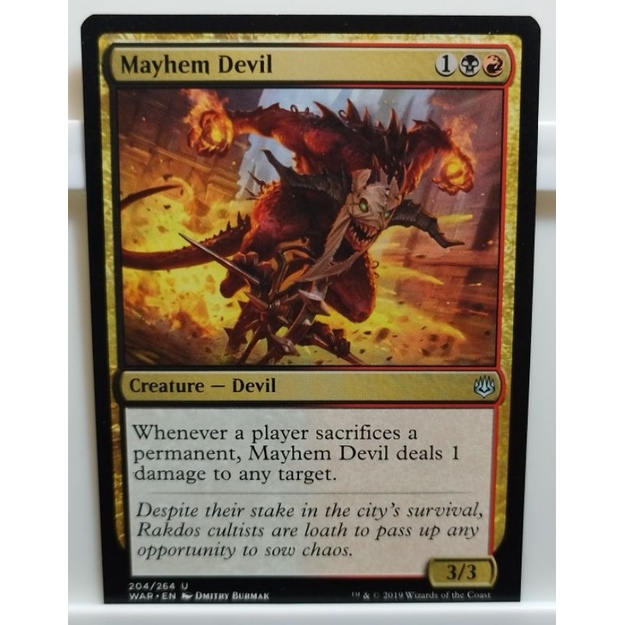 Mayhem Devil (Magic the gathering) | Shopee Philippines