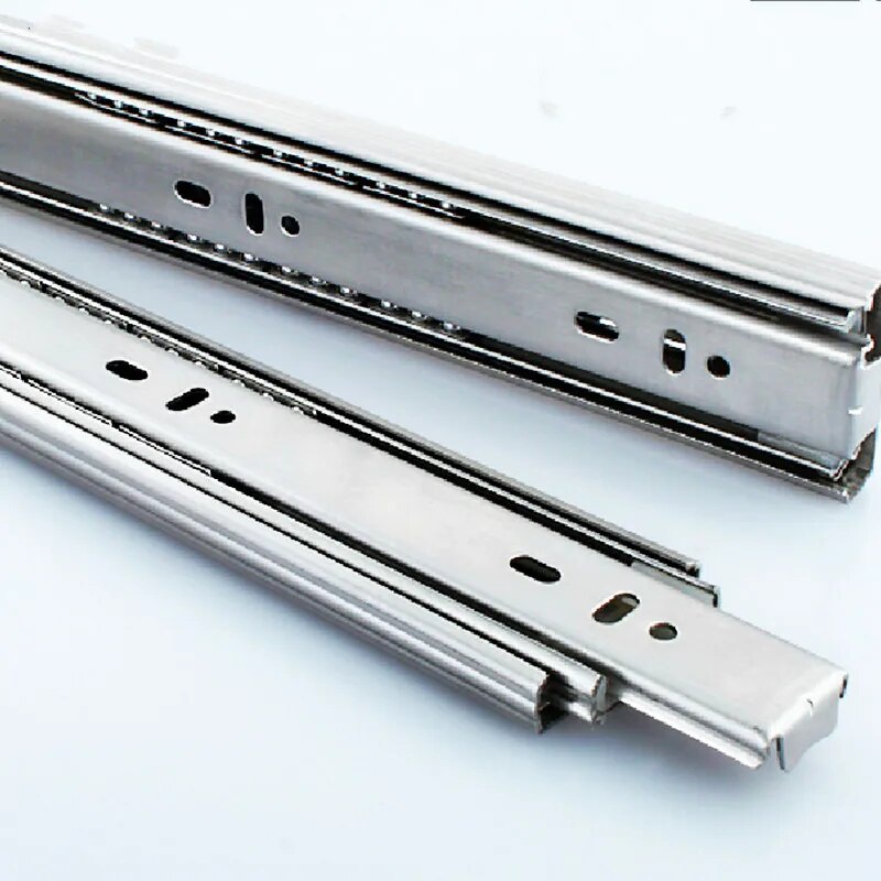 Drawer track, drawer slide, three rail drawer, guide rail, slide rail ...