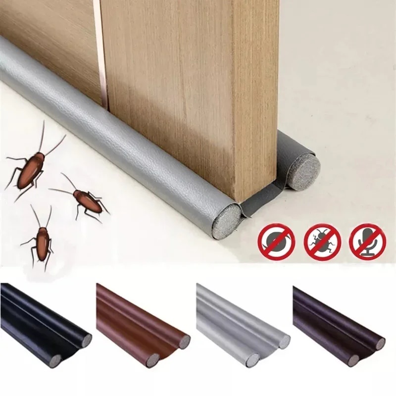 Soundproof foam door bottom sealing strip Weather Stripping Draft ...