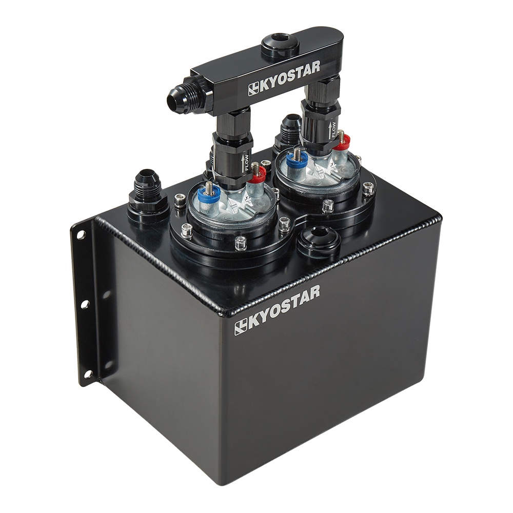 Performance Aluminium Racing Fuel Surge Tank Kit With Fuel Rail For ...