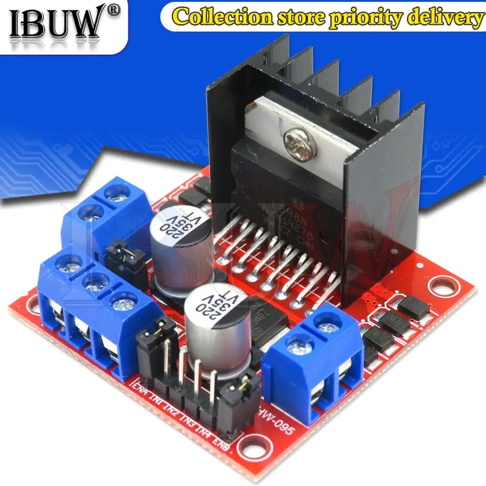 L298N Motor Driver Controller Board L298 Module For Arduino Dual H ...