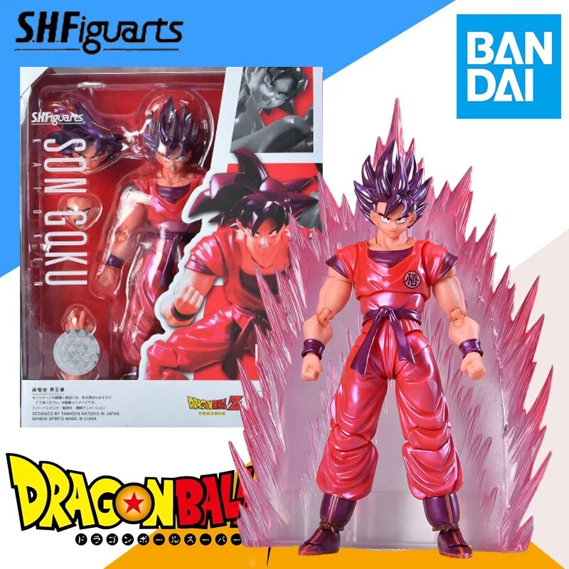 Bandai Original Box S.H.Figurats SHF Dragon Ball Z SON GOKU KAIOKEN ...