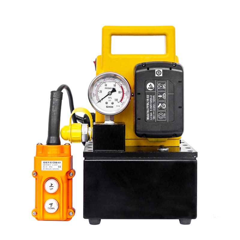 Portable 700 Bar single acting Electric Hydraulic Power Back Pump ...