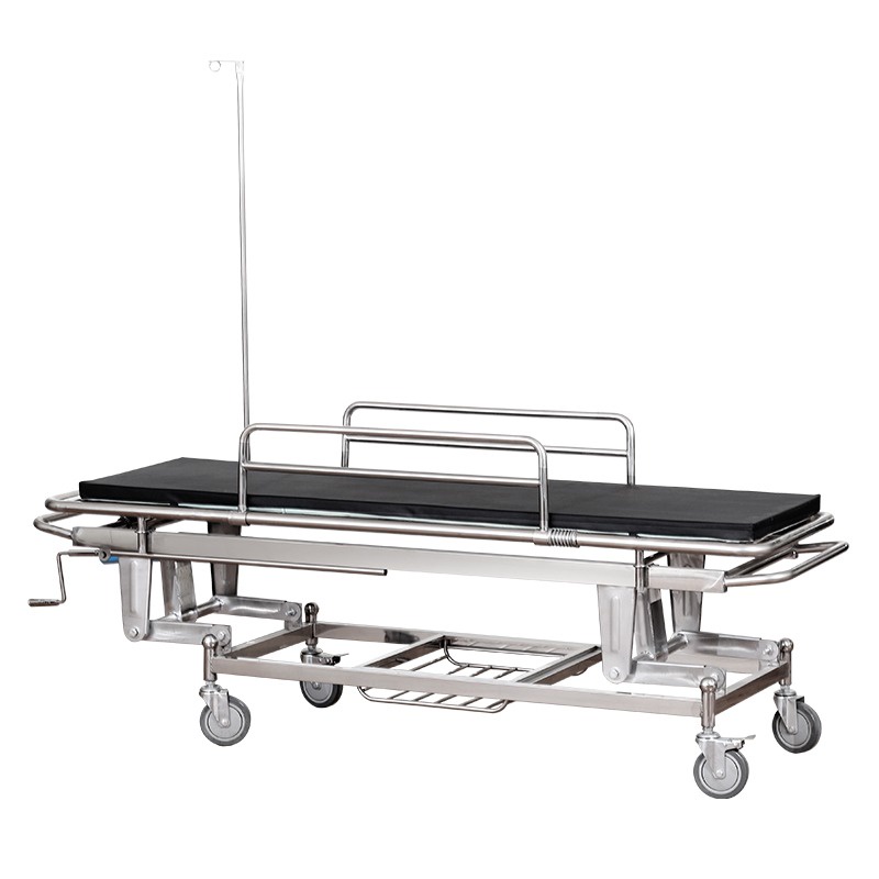 Hospital Patient Trolley Transfer Bed Emergency Transport Table ...