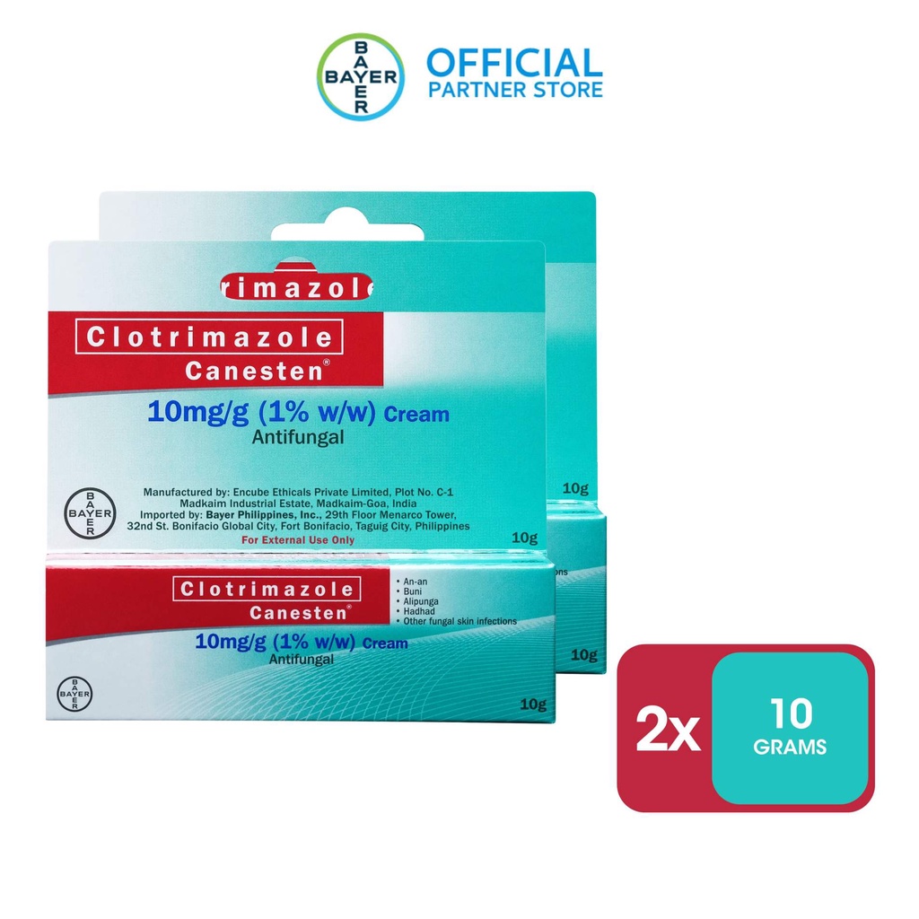 CANESTEN® Clotrimazole Antifungal Cream for Buni, Hadhad, An-an ...