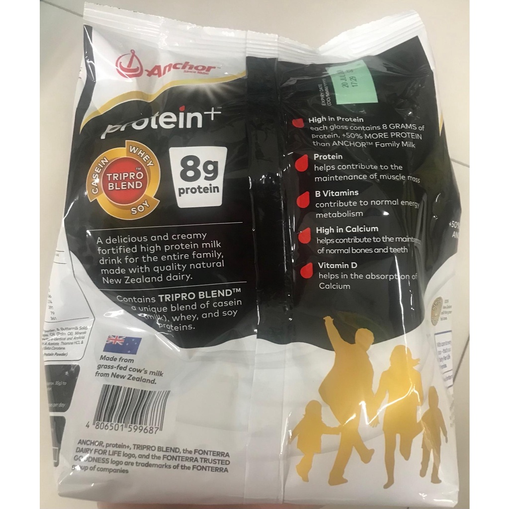 Anchor Protein Plus High Protein Fortified Powdered Milk Drink 800g ...