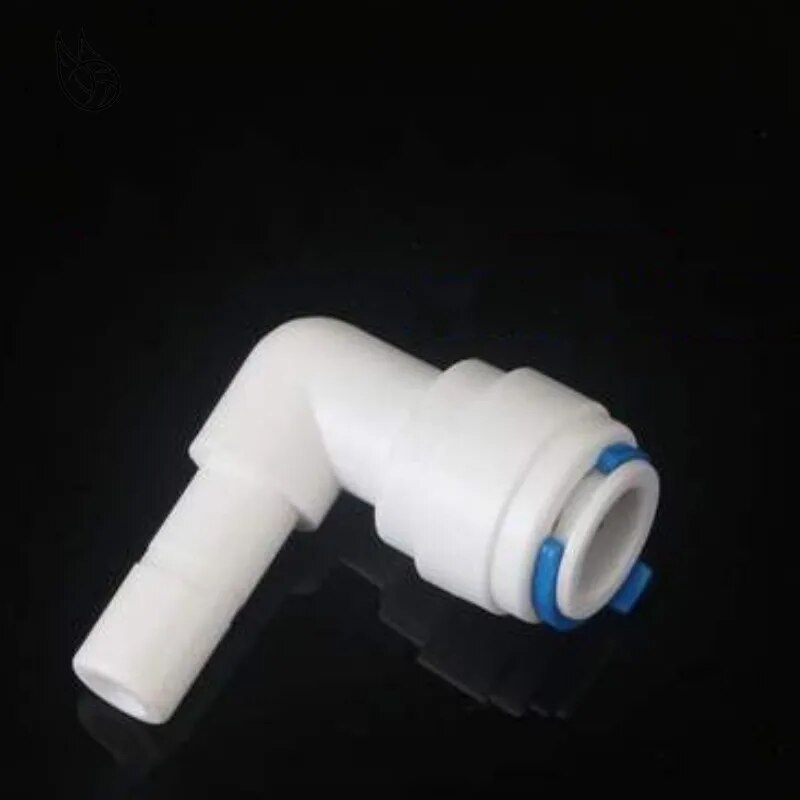 RO Water Plastic Pipe Fitting Elbow 1/4" 3/8" Hose Connection To 1/4" 3 ...