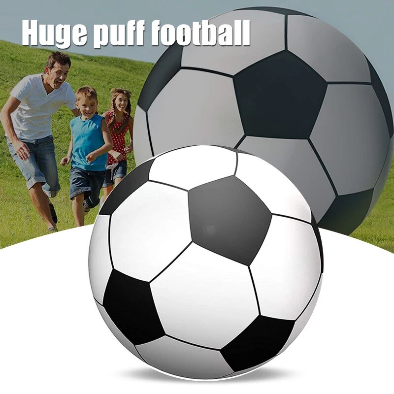 NEW Inflatable Giant Beach Ball for Kids 1m Tall Huge Jumbo Football ...