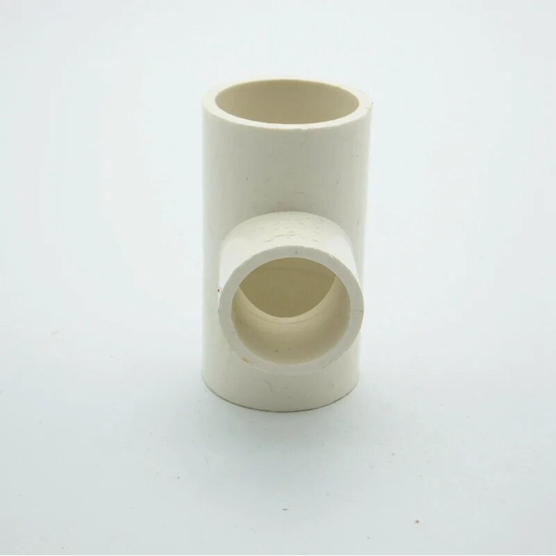 50mm x 25mm x 50mm ID Tee PVC Tube Joint Pipe Fitting Coupler Adapter ...