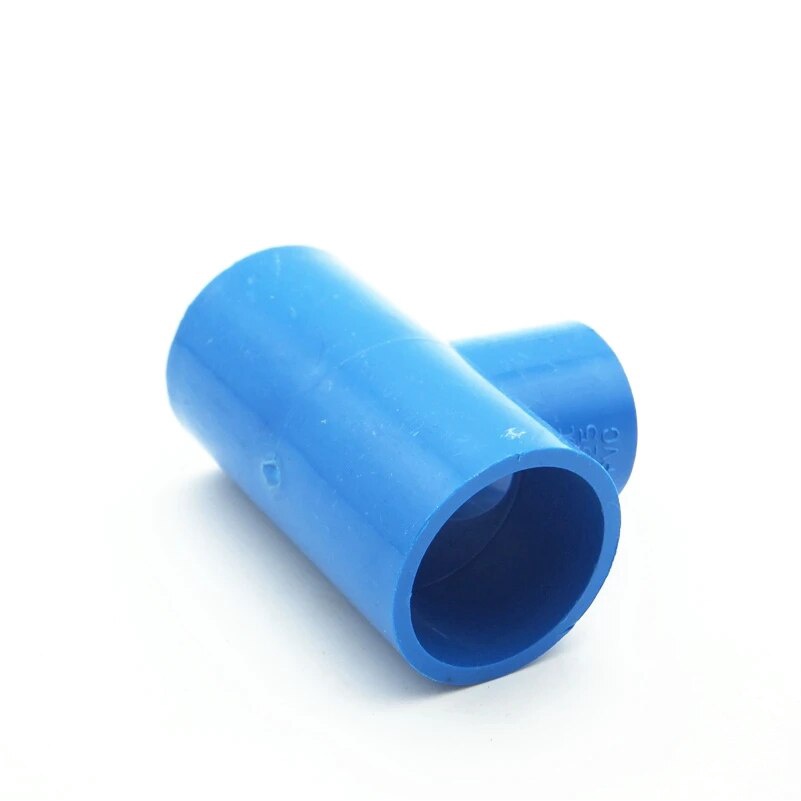 50mm x 32mm x 50mm ID Tee PVC Tube Joint Pipe Fitting Coupler Adapter ...