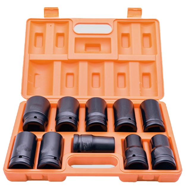 Durable 3/4 inch impact socket set for impact wrench 10pcs heavy-duty ...