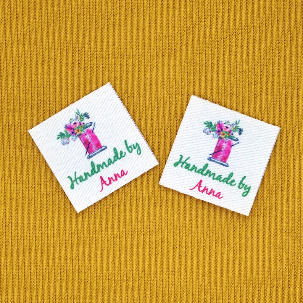 16U 70piece Custom Ironing Labels, Personalized Brand , Logo or Text ...