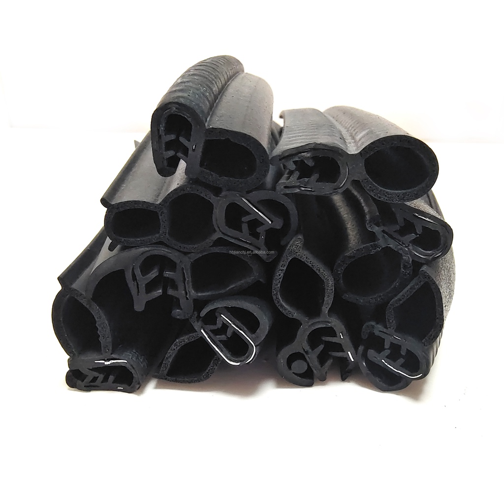 Extruded U Shape Rubber Sponge Steel Core Profile Epdm Composite Foam ...