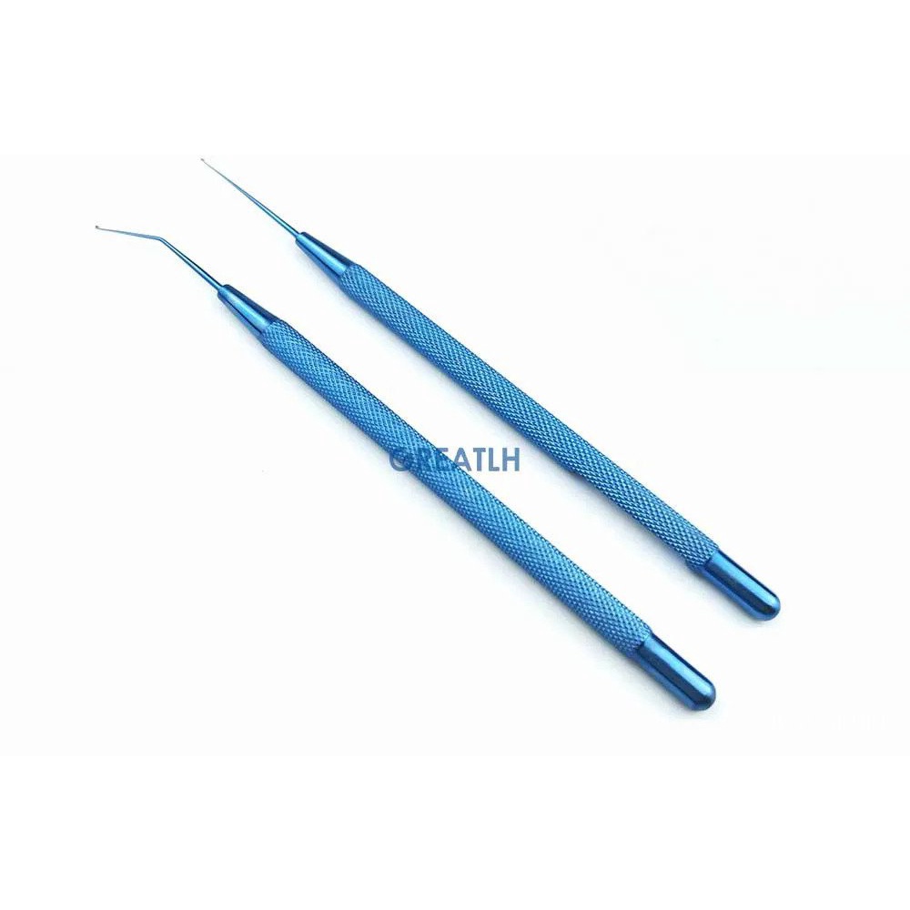 Newly launched Ophthalmic Hook Angle Shaft Titanium Kuglen Iris Hook ...