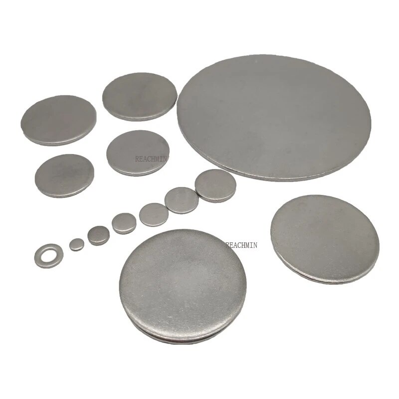 20pcs 6mm 7mm 8mm 10mm 12mm Stainless Steel Circular Plate 304 Disc ...