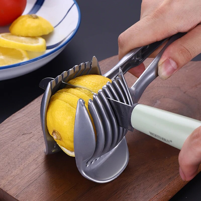 Lemon Slicer For Cutting Manual Fruit Tools Orange Tomato Kitchen ...