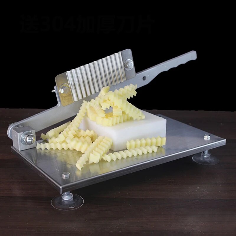 Commercial Stainless Steel Potato Chip Slicer French Fries Potato ...