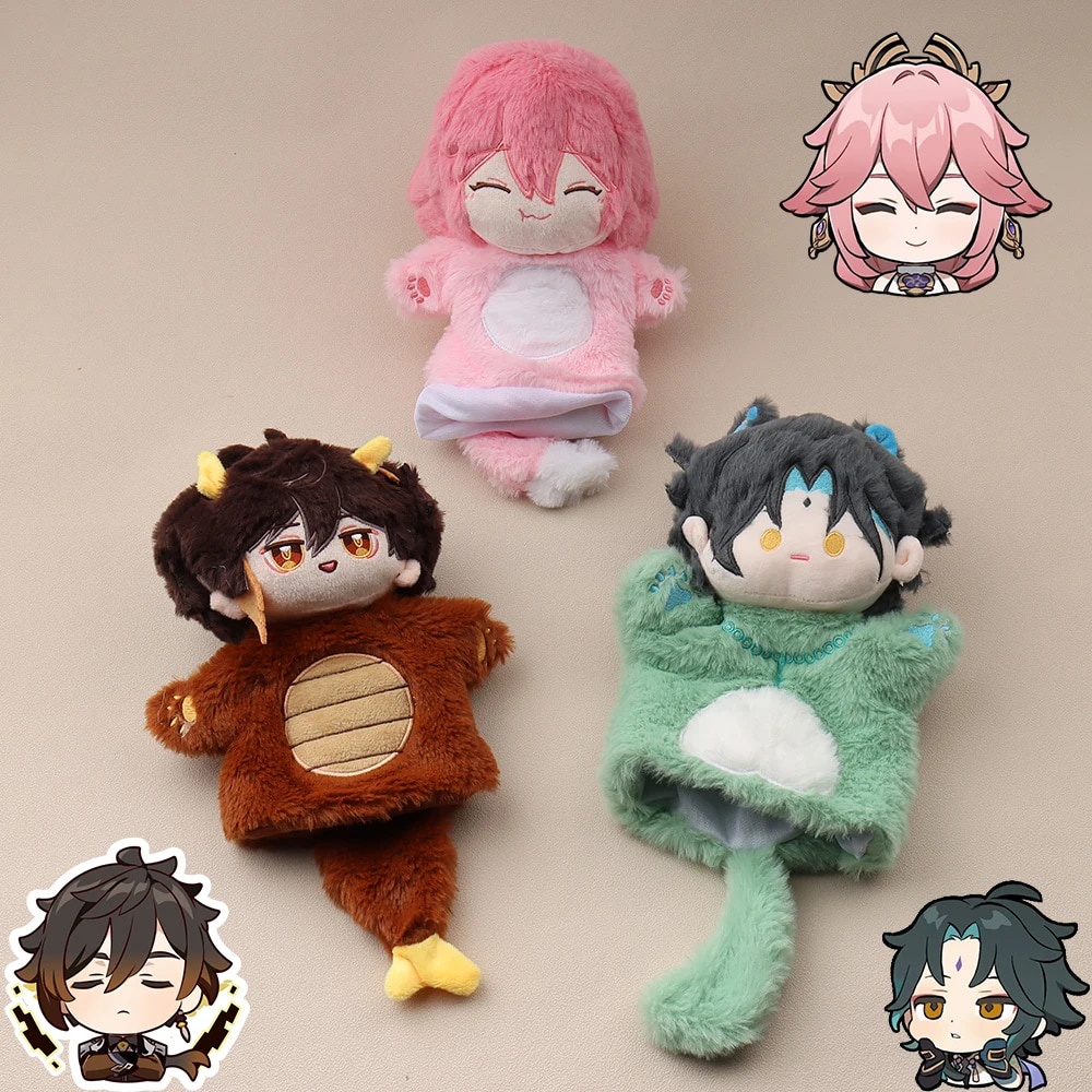 Genshin Impact Cosplay Mascot Puppet Hand Yae Miko Zhongli Xiao Hutao ...