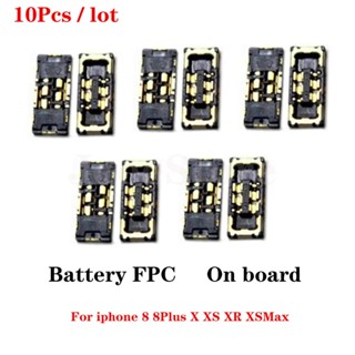 ☁JoeeStore 10pcs Battery FPC Connector For iPhone 6 6S 7 8 Plus X XS XR ...