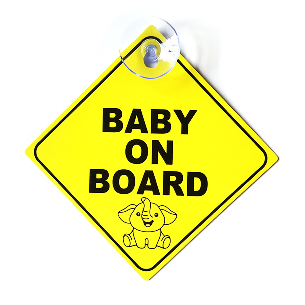 Maglory Custom Waterproof Baby Safety Warning Sign Car Decals Stickers ...