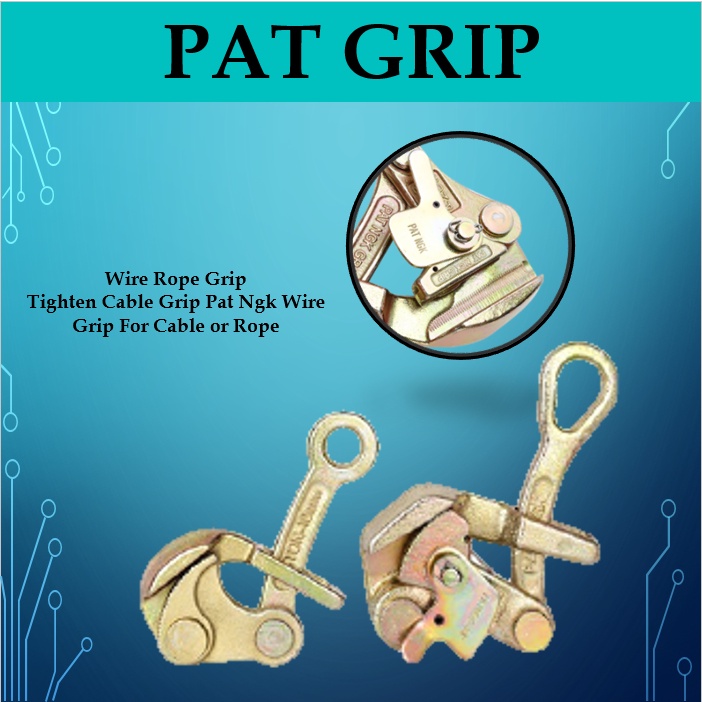 Equipment Pro HIGH QUALITY PAT GRIP or come along 1T 2T 3T WIRE ROPE ...