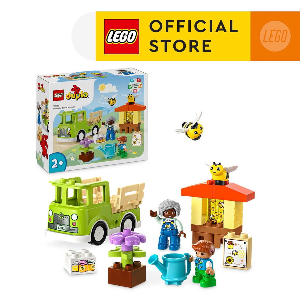 LEGO DUPLO Town 10419 Caring for Bees & Beehives Toy (22 Pieces ...