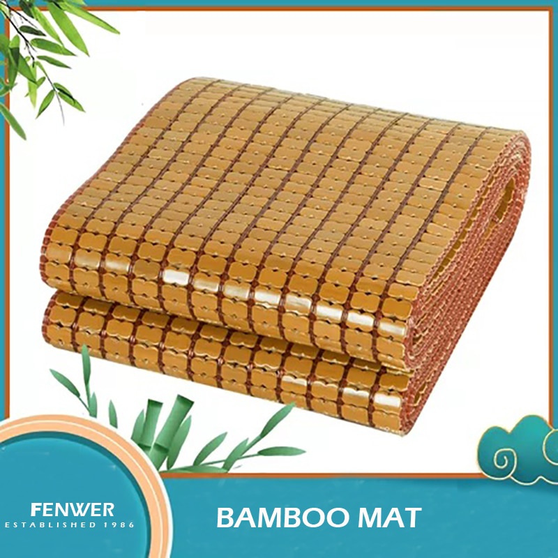 ┱FENWER Summer Bamboo Mahjong Mat Handmade Natural Comfort Cool Summer ...