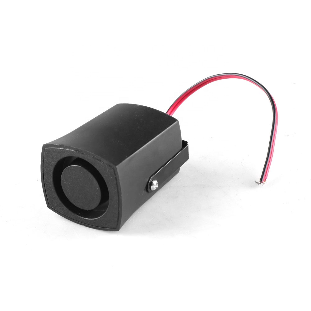 Dc 12v 100db Auto Warning Siren Sound Signal Backup Alarms Horns Beep Reverse Slim Invisible Car