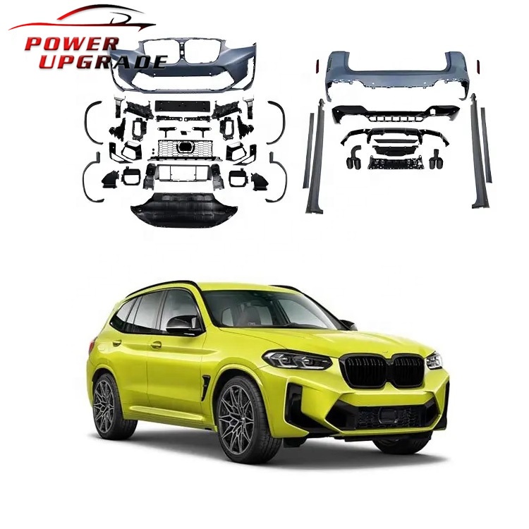 For BMW X3 G01 LCI Facelift X3M F97 Body kit Front Grille Rear Diffuser ...