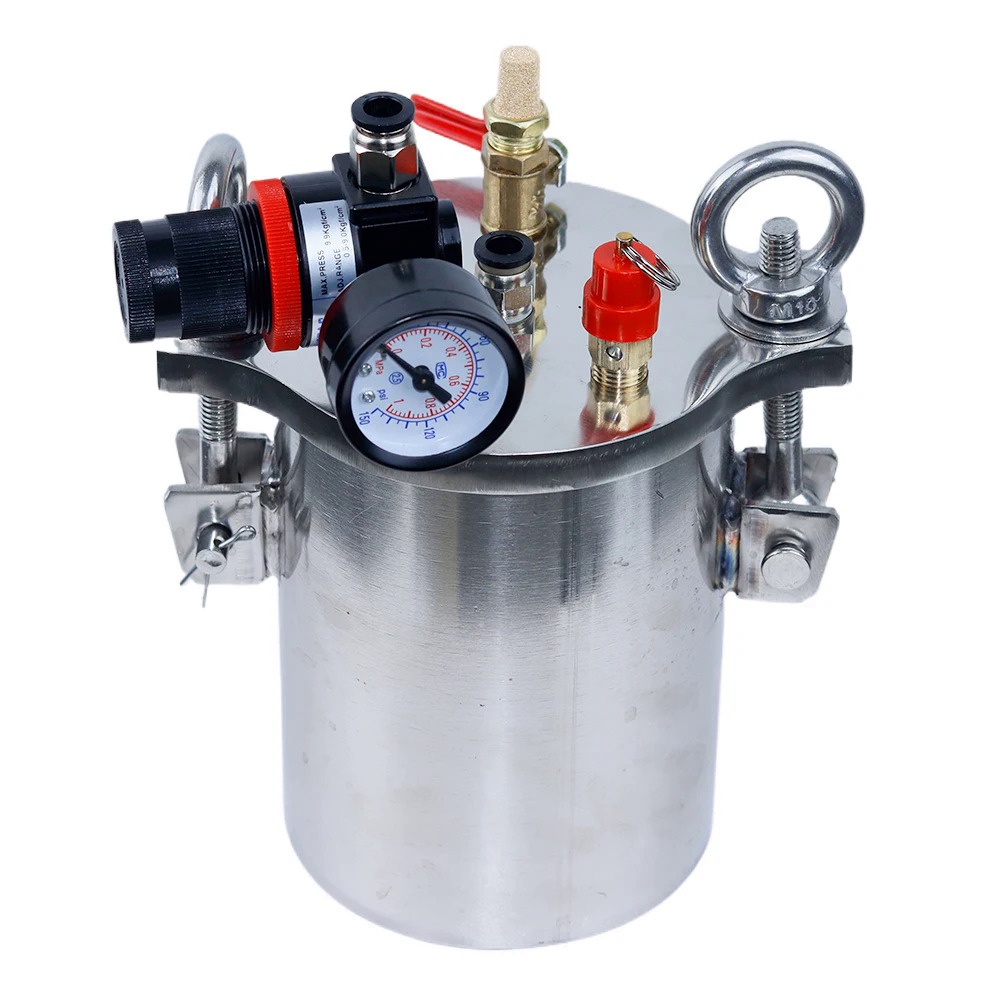 Dispenser Pressure Tank 304 Stainless Steel Pressure Barrel Dispensing ...