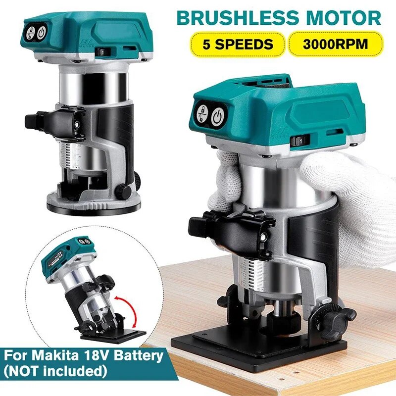 30000 RPM 5 Speeds Brushless Cordless Electric Hand Trimmer Inclined ...